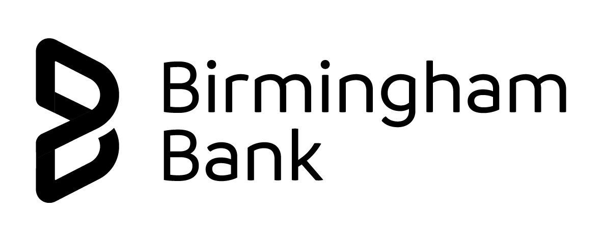 Birmingham Bank Logo BW - Russ James Design